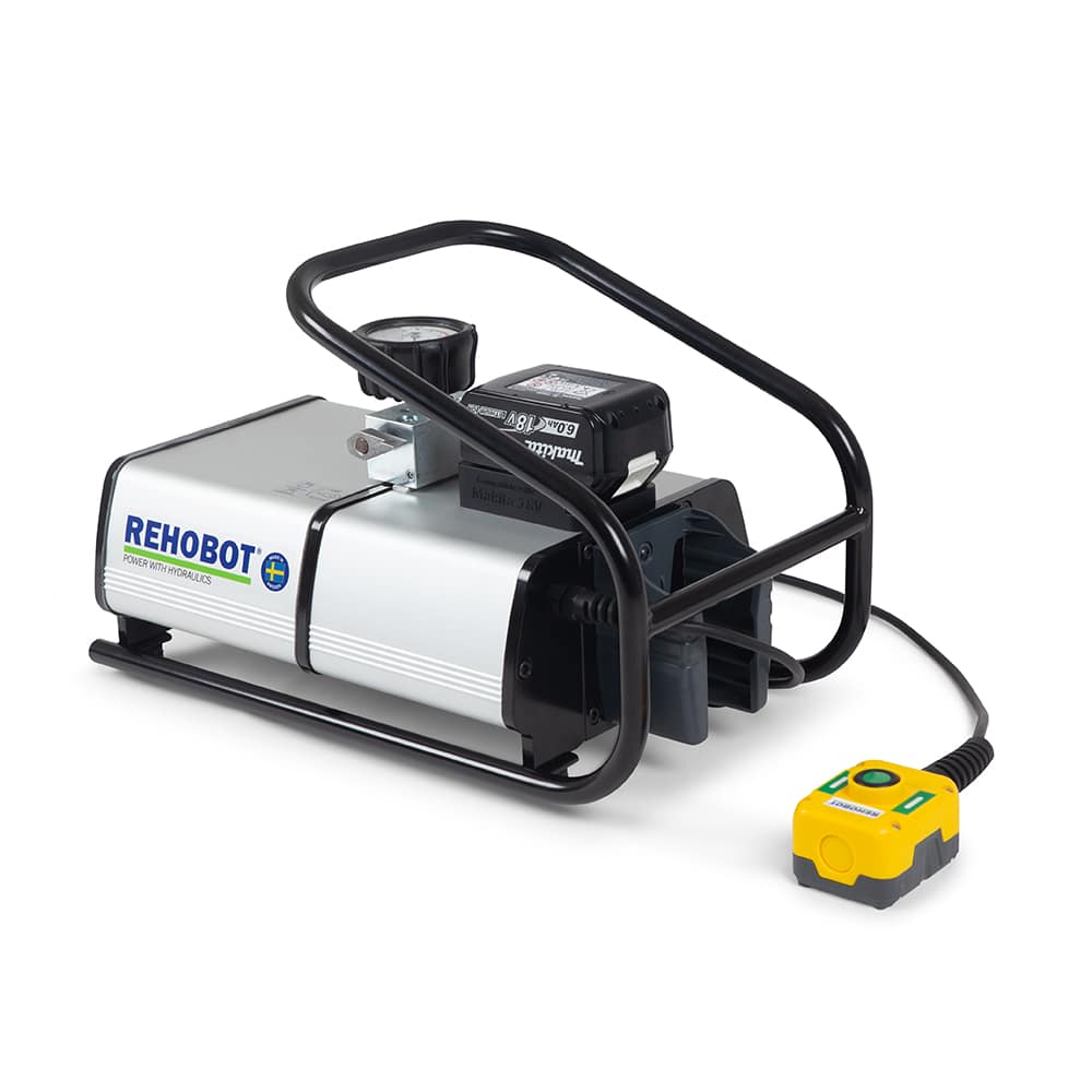 Product launch - Battery powered hydraulic pump - Rehobot Hydraulics